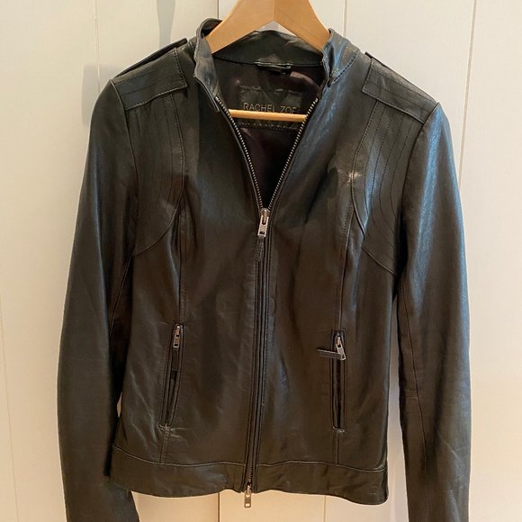 Rachel Zoe | Jackets & Coats | Rachel Zoe Leather Jacket Womens | Poshmark